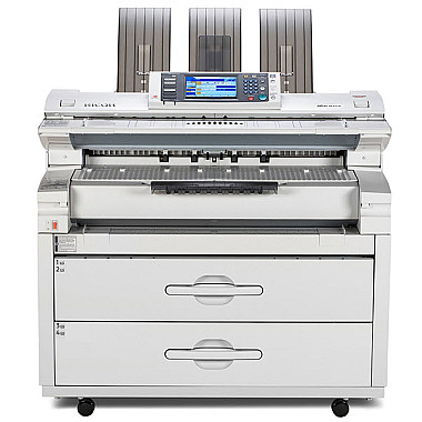 Máy photocopy A0 Ricoh Aficio MP W7100 (4rolls) mới 95%